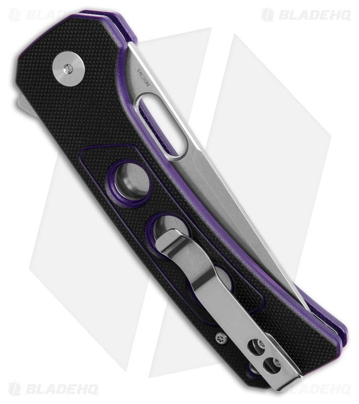 QSP Unicorn Knife Black/Purple G-10 SW