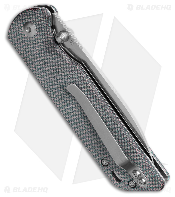 QSP Parrot V2 Liner Lock Knife Denim Micarta - Blade HQ