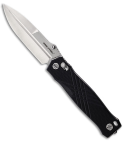 Real Steel Muninn Crossbar Lock Knife Black G-10 (Satin)