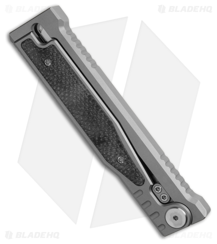 Reate OG EXO Coping Gravity Knife Black Micarta/Satin Blade HQ