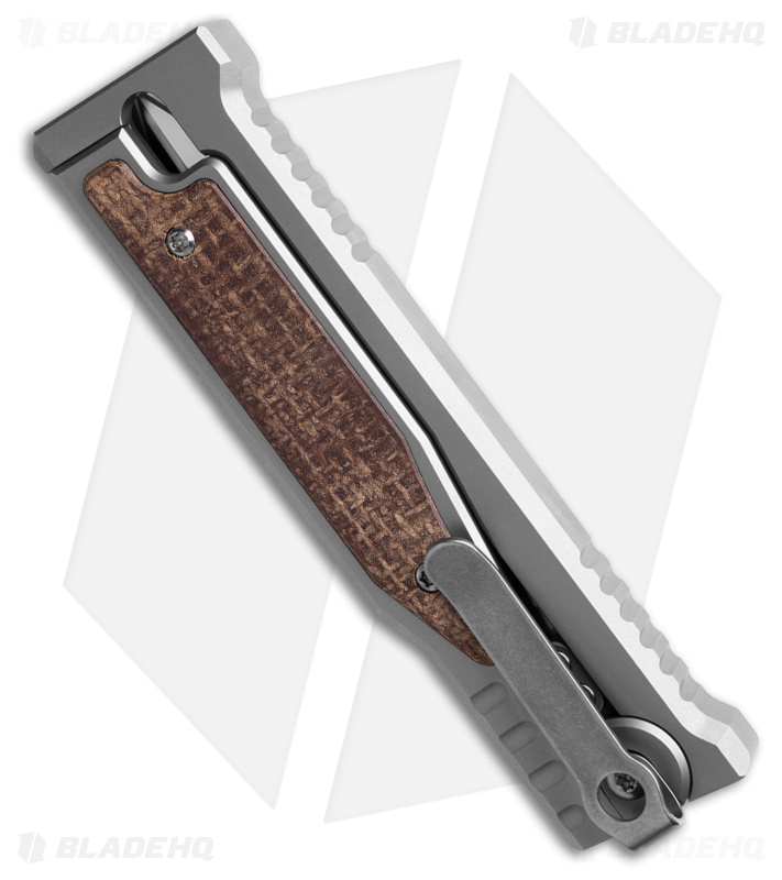 Reate EXO-M Dagger Gravity Knife Burlap/Satin - Blade HQ