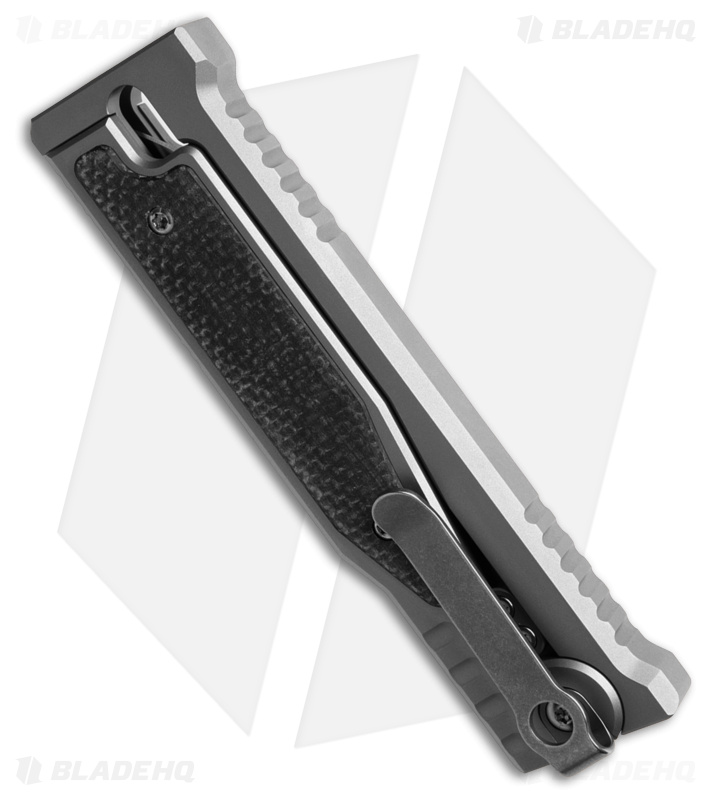 Reate EXO-M Drop Point Gravity Black/Satin - Blade HQ