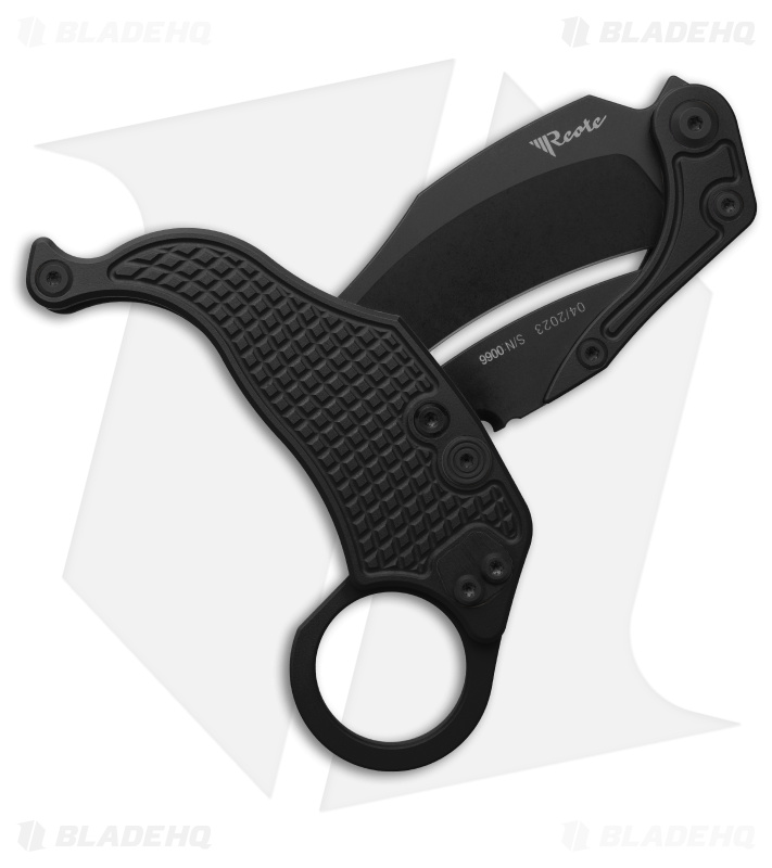 Reate EXO-K Karambit Gravity Knife Black/Black - Blade HQ