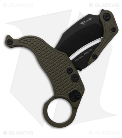 Reate EXO-K Karambit Gravity Knife Green (BLK) - Blade HQ