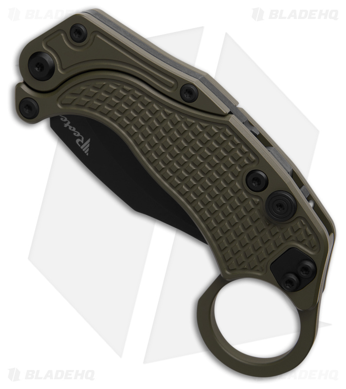 Reate EXO-K Karambit Gravity Knife Green (BLK) - Blade HQ