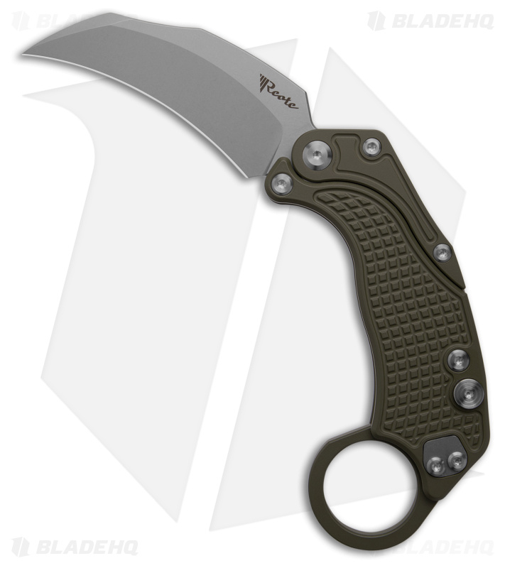 Reate EXO-K Karambit Gravity Knife Green (SW) - Blade HQ