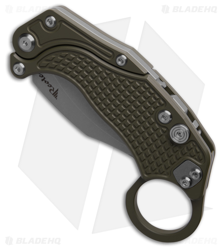 Reate EXO-K Karambit Gravity Knife Green (SW) - Blade HQ