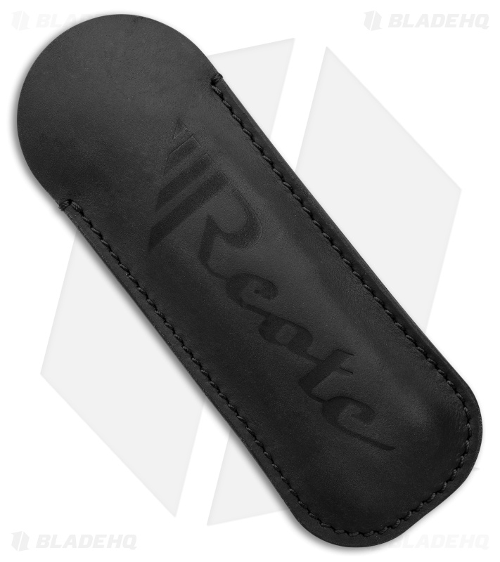 Reate EXO Double Edge Gravity Knife Titanium/Black Micarta - Blade HQ