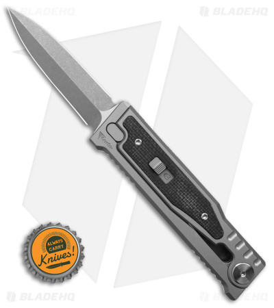 Reate EXO-M DE Grav Knife Ti /Black Mic (3" SW) - Blade HQ