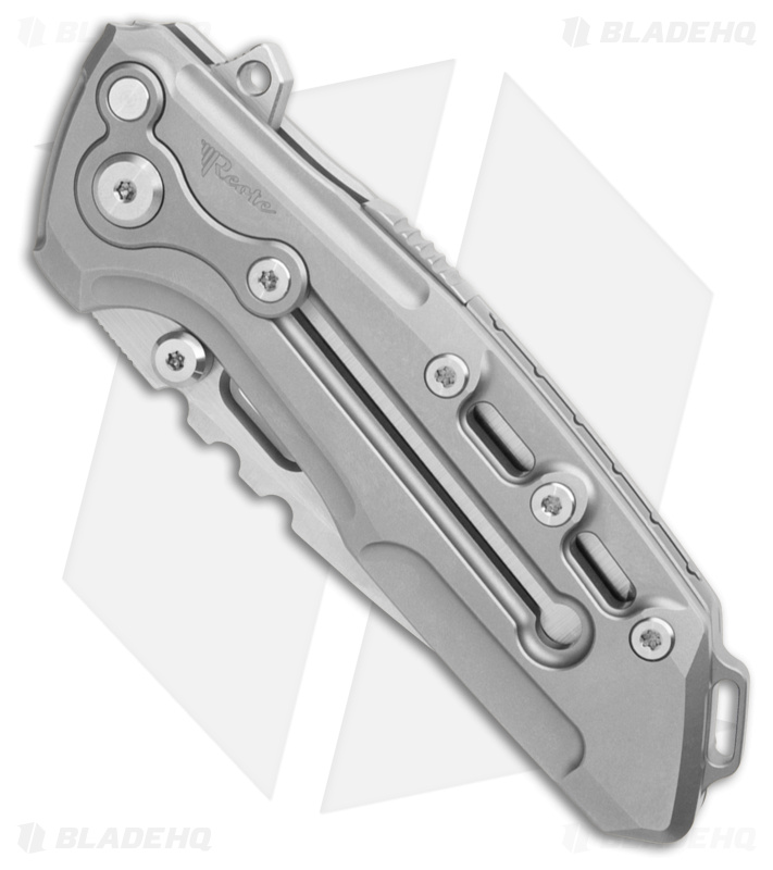 Reate Knives T1000 Knife Titanium (3.8" Satin) - Blade HQ