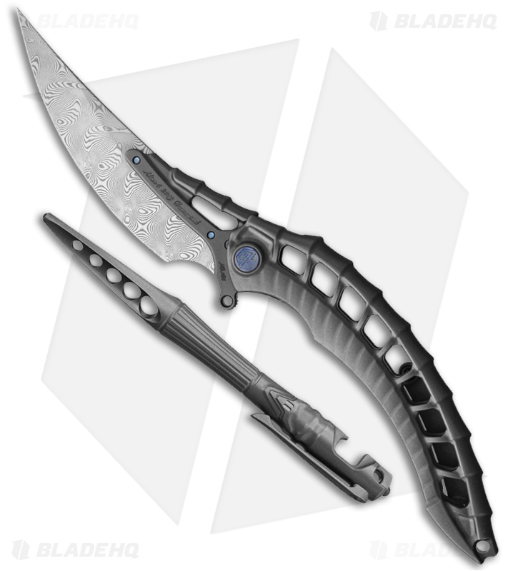 Rike Knife Alien 4 Frame Lock Knife + Pen Ti Dam - Blade HQ