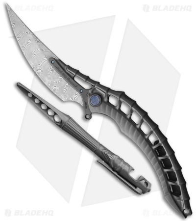 Rike Knife Alien 4 Frame Lock Knife + Pen Ti Dam - Blade HQ
