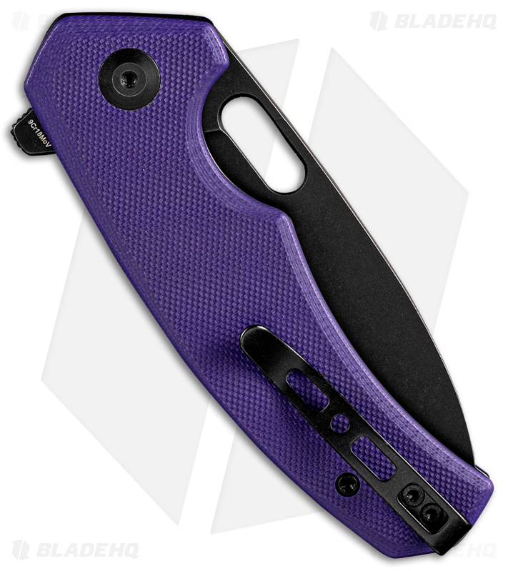 SENCUT Acumen Liner Lock Knife Purple G-10 (BSW) - Blade HQ