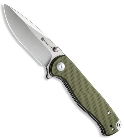 SENCUT Errant Knife Green G-10 Drop Point Satin 9Cr18MoV