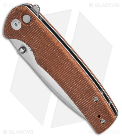 SENCUT Sachse Knife Brown Micarta (3.5" Satin) - Blade HQ