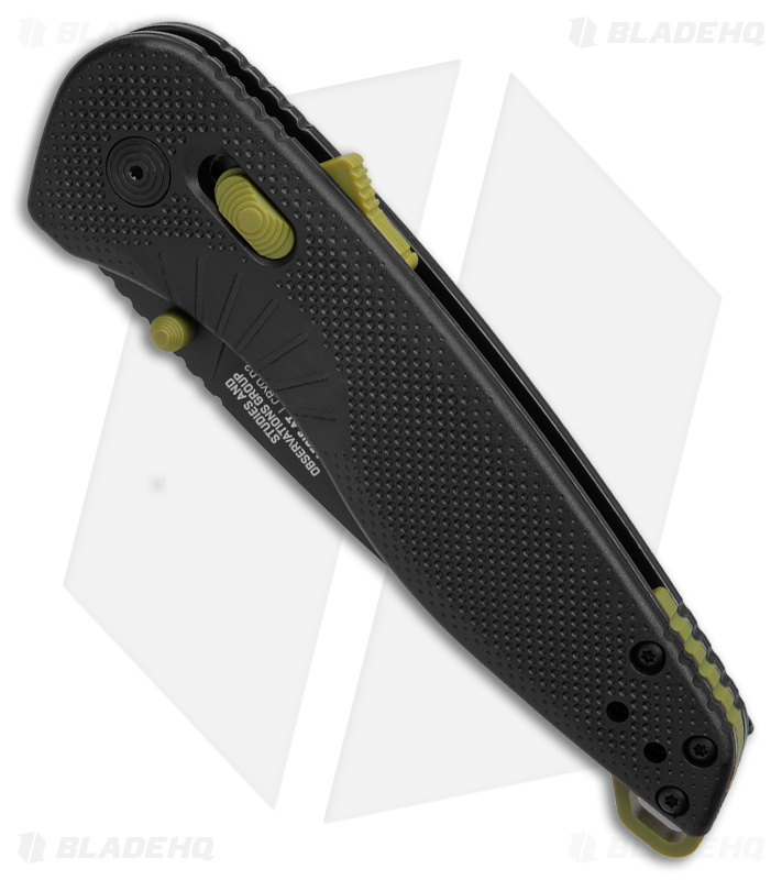 SOG Aegis AT Spring Assisted Tanto Knife Black - Blade HQ