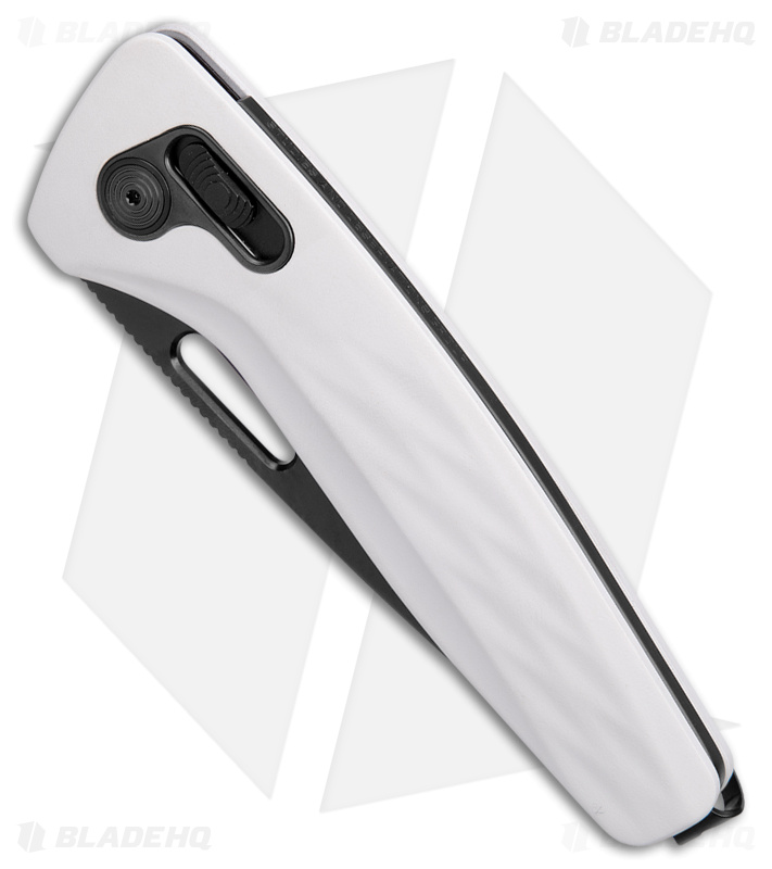 SOG One-Zero XR Lock Knife | White Al + Black Chrome - Blade HQ