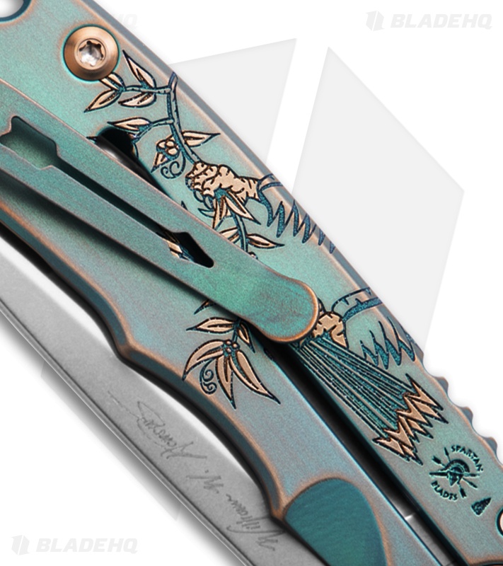 Spartan Blades Harsey Knife For God and Country Ti (SW)