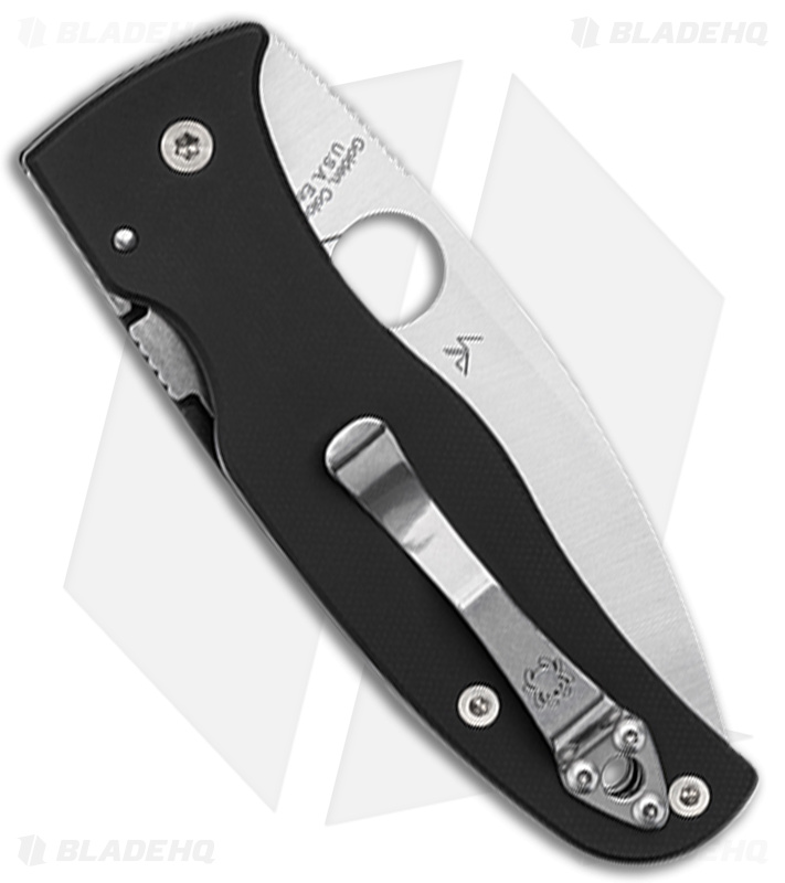 Spyderco Bodacious Pocket Knife | Black G-10 + Satin