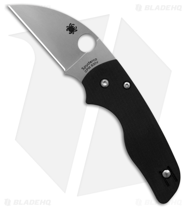 Spyderco Lil' Native Knife Black + Wharncliffe | Blade HQ