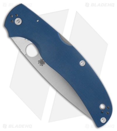 Spyderco Native Chief Blue G-10 Drop Point Satin CPM SPY27