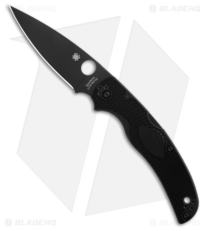 Spyderco Native Chief Knife Black FRN + Black Drop Point