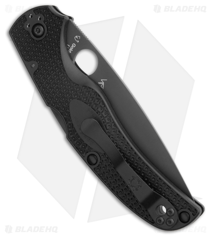 Spyderco Native Chief Knife Black FRN + Black Drop Point