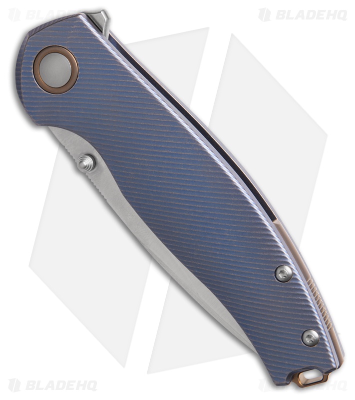 Viper Knives Vale Liner Lock Blue Titanium MagnaCut Satin