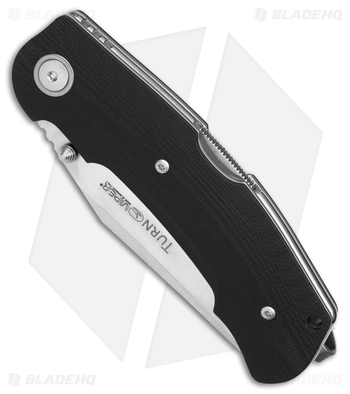 Viper Knives Turn Lockback Knife Black G-10 - Blade HQ