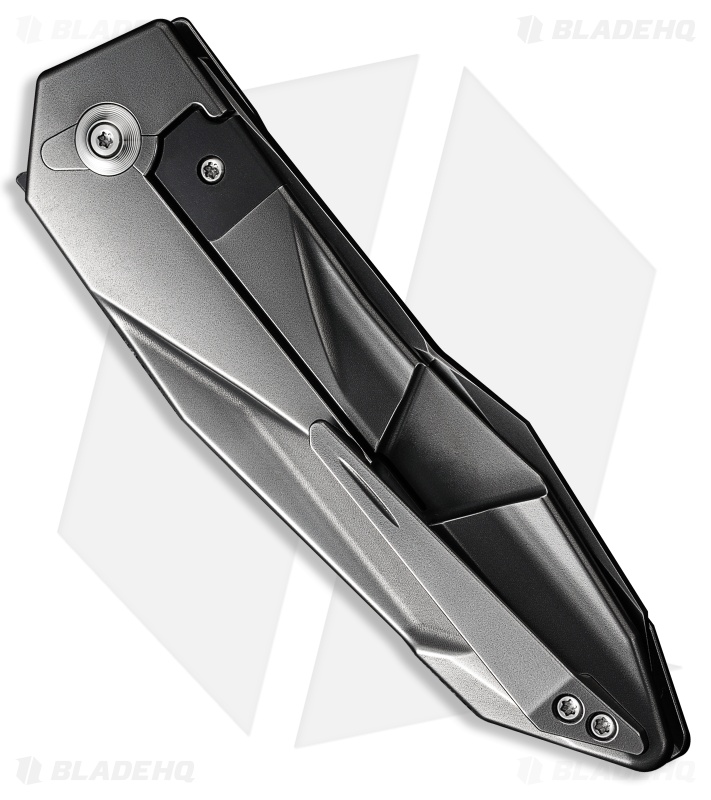WE Knife Co. Solid Frame Lock Knife Gray Ti (Polished Gray)