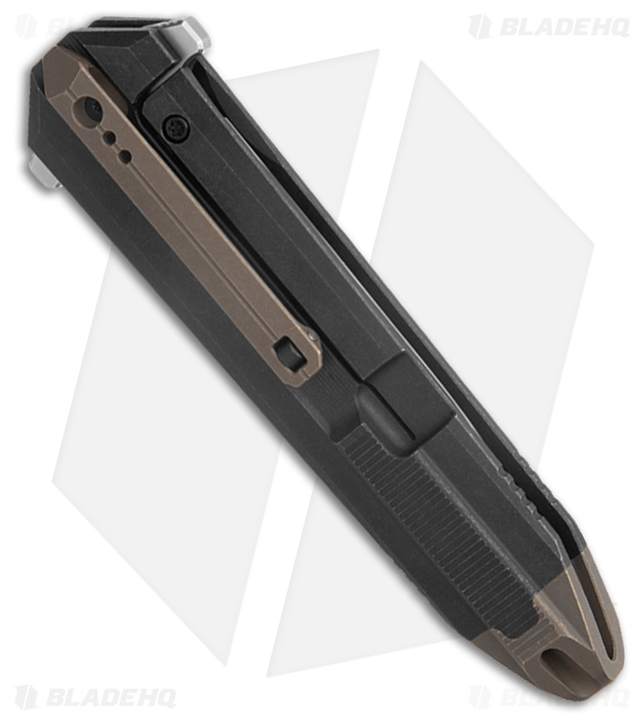 WE Knife Co. Diatomic Frame Lock Knife Black Titanium (BB) - Blade HQ