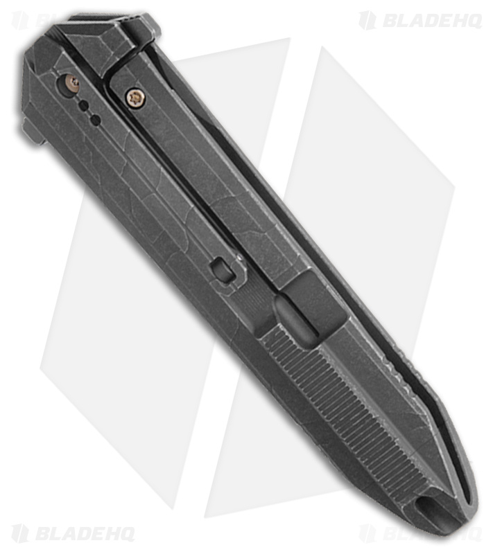 WE Knife Co. Diatomic Frame Lock Knife Black Titanium (AW) - Blade HQ