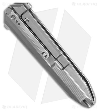WE Knife Diatomic Frame Lock Knife Titanium (BB) - Blade HQ