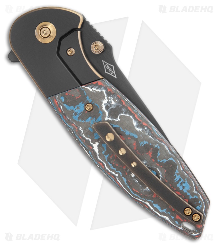 WE Knife Co. Nitro OG Knife Black/Bronze Ti + Nebula CF