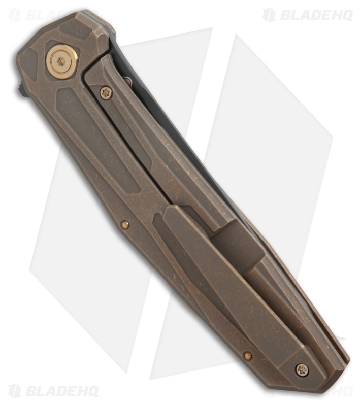 WE Knife Co. Diatomic Knife Titanium (Damasteel) - Blade HQ