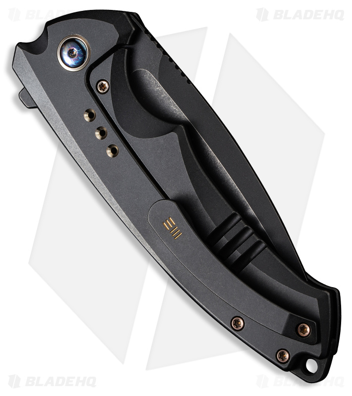 WE Knife Co. Nexusia Frame Lock Black Ti Black - Blade HQ