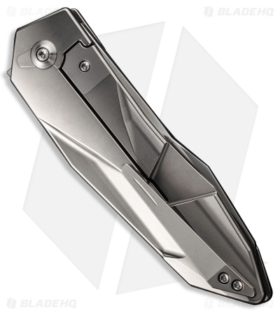 WE Knife Co. Solid Knife Gray Titanium/Bead Blast - Blade HQ