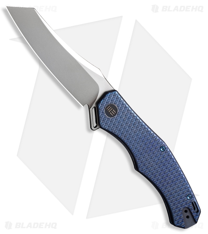 WE Knife Co. RekkeR Frame Lock Knife Blue Titanium (BB)