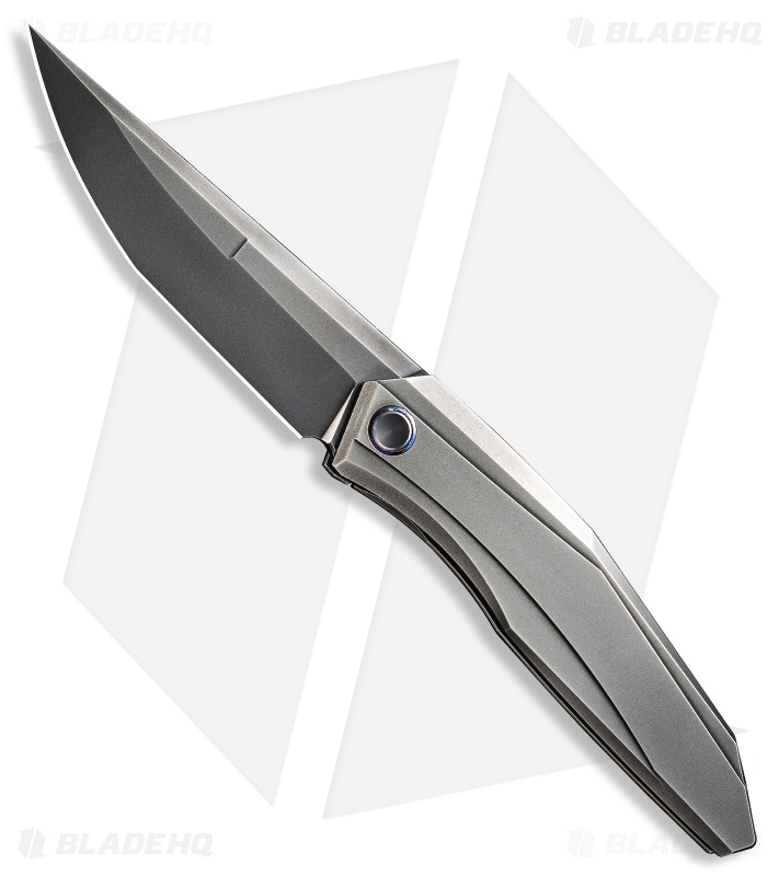 WE Knife Co. Cybernetic Ti Standard Polished Gray 20CV