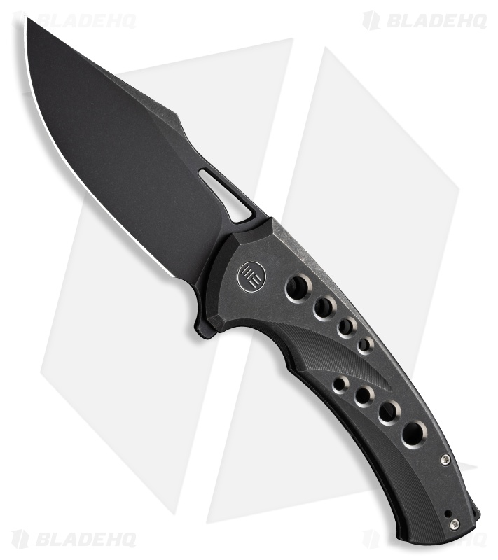 WE Knife Co. Swiftfin Pocket Knife Black Ti Black Stonewash