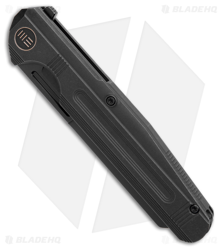 WE Knife Co. Reiver Frame Lock Black Ti (BW) - Blade HQ
