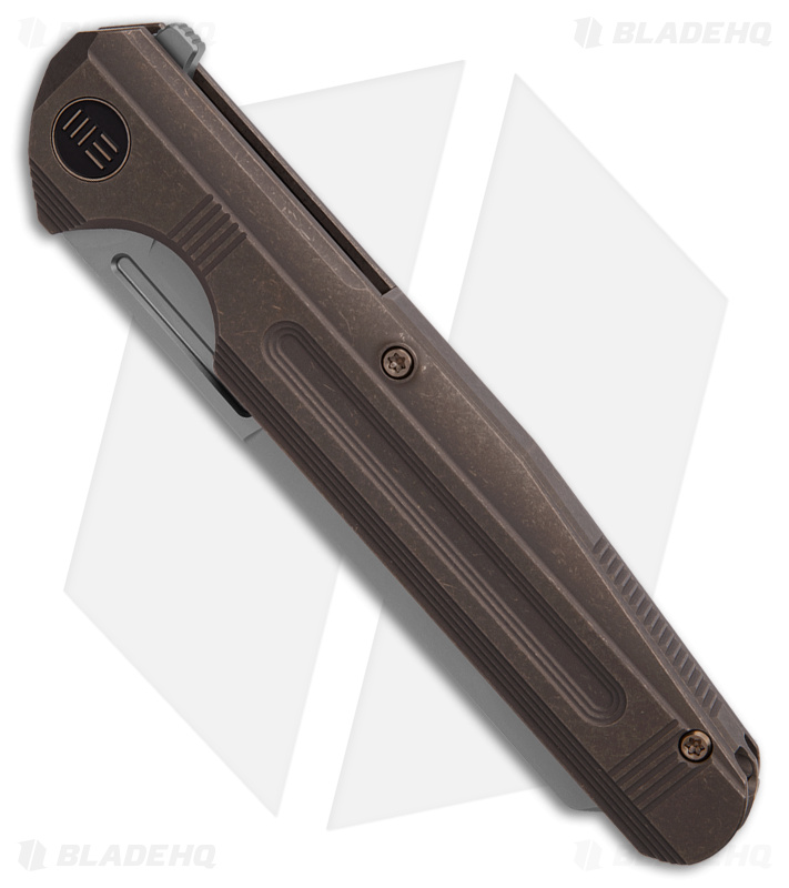 WE Knife Co. Reiver Frame Lock Bronze Ti (BB) - Blade HQ