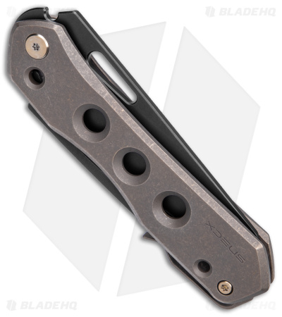 WE Knife Co. Vision R Superlock Knife Bronze Ti - Blade HQ