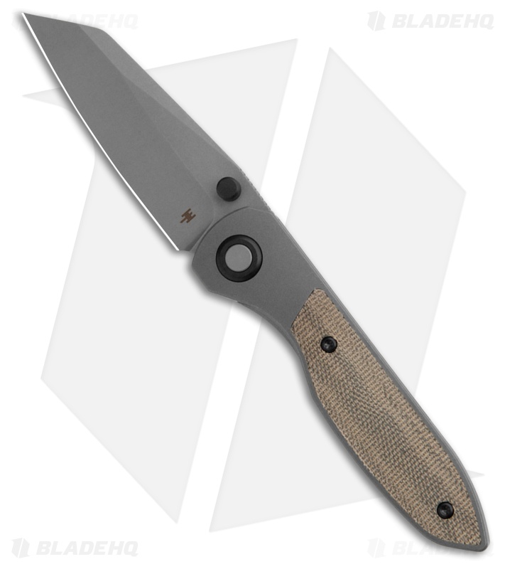 Wehr Knives Allie-P Knife Ti/Green Micarta/BB - Blade HQ