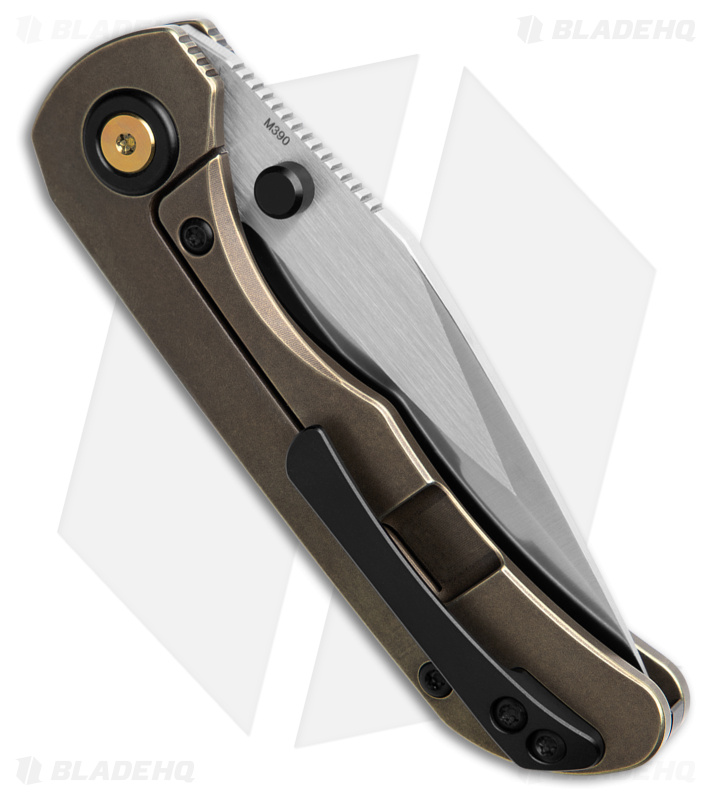 Wehr Knives Wolf-P Bronze Ti (Two-Tone) - Blade HQ
