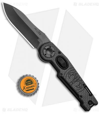G&G Hawk MUDD Auto Knife | Carbon Fiber + Black | Blade HQ