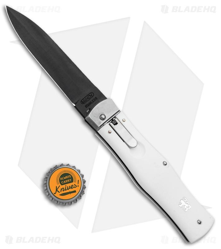 Mikov 241 Predator Lever Lock Auto Knife | White | Blade HQ