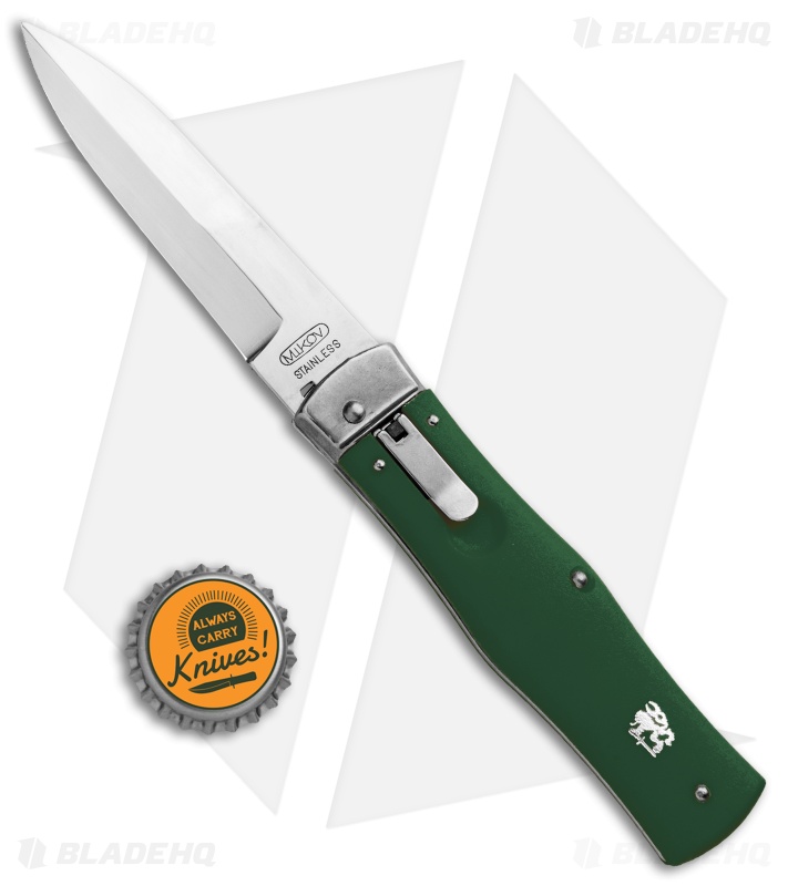 Mikov 241 Predator - Automatic Knife | Green + Bayo | Blade HQ