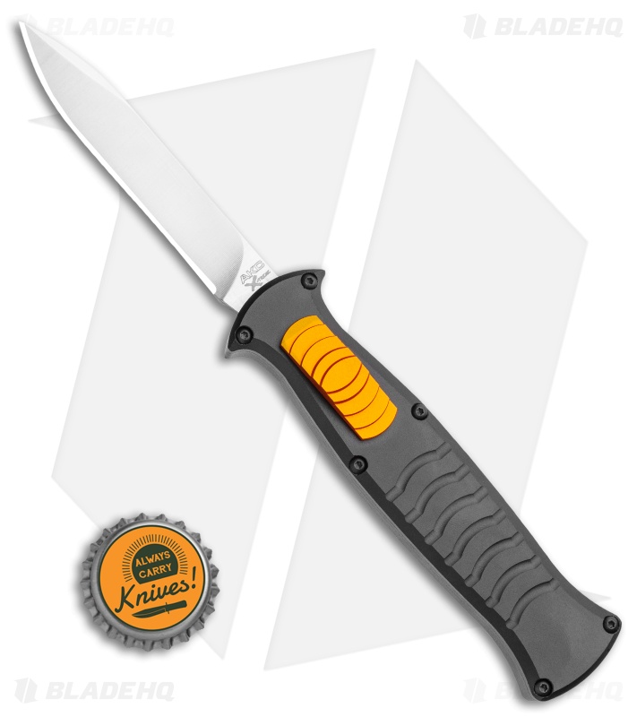 AKC X-treme EVO - OTF Automatic Knife | Black + Satin| Blade HQ