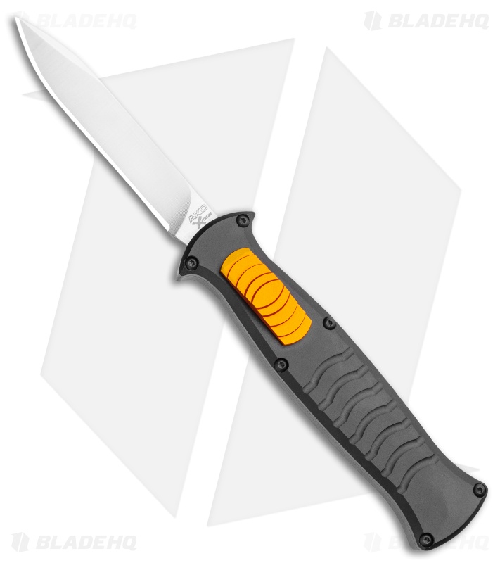 AKC X-treme EVO - OTF Automatic Knife | Black + Satin| Blade HQ